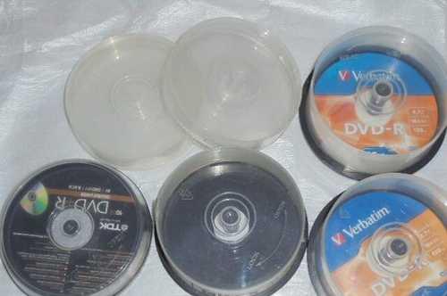 Боксы банки для дисков CD, DVD, Blue-Ray, HD-DVD