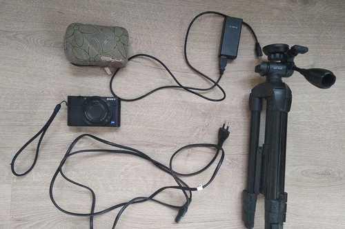 Sony DSC-RX100 с картой 64 Гб и штатив