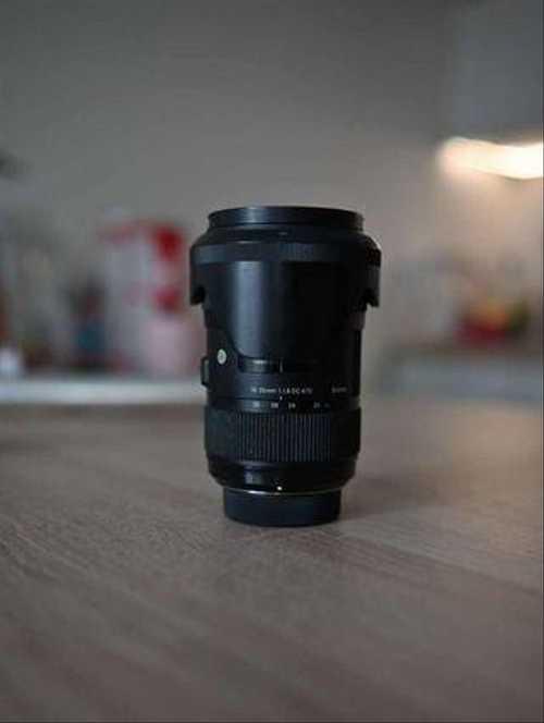 Объектив Sigma AF 18-35 mm f/1.8 DC Art Nikon F