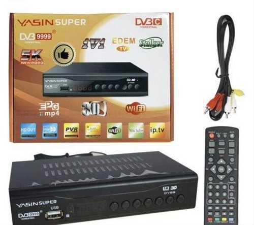 Цифровой ресивер DVB-T2 yasin super T9999 (Wi-Fi)