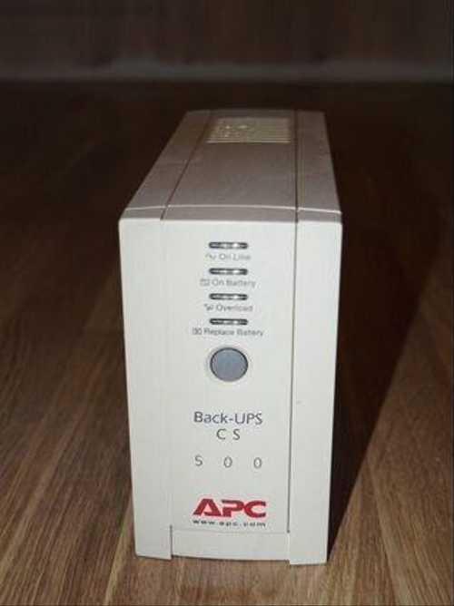 Ибп APC Back-UPS CS 500, безперебойник