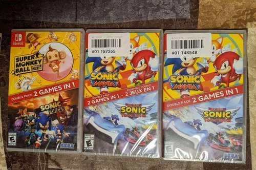 Sonic Double Packs для Switch