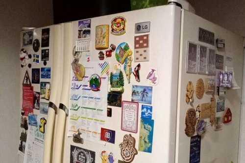 Холодильник бу LG side by side