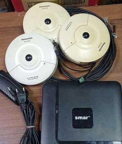 Комплект видеонаблюдения IP. Регистратор + камеры