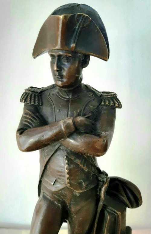 Наполеон-статуэтка бронза на постаменте мрамор