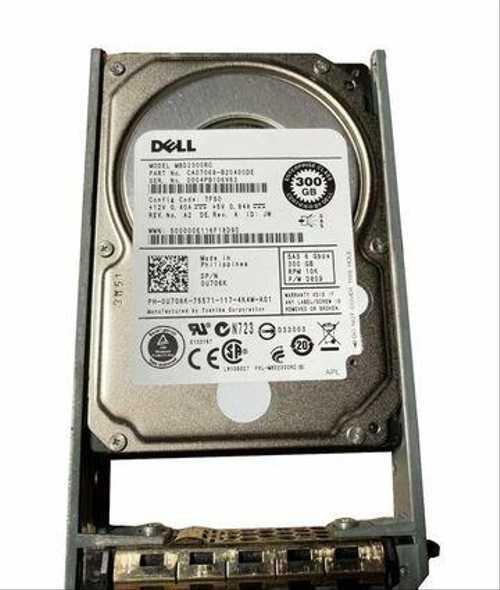 Жесткий Диск Dell 300GB U706K SAS 2,5