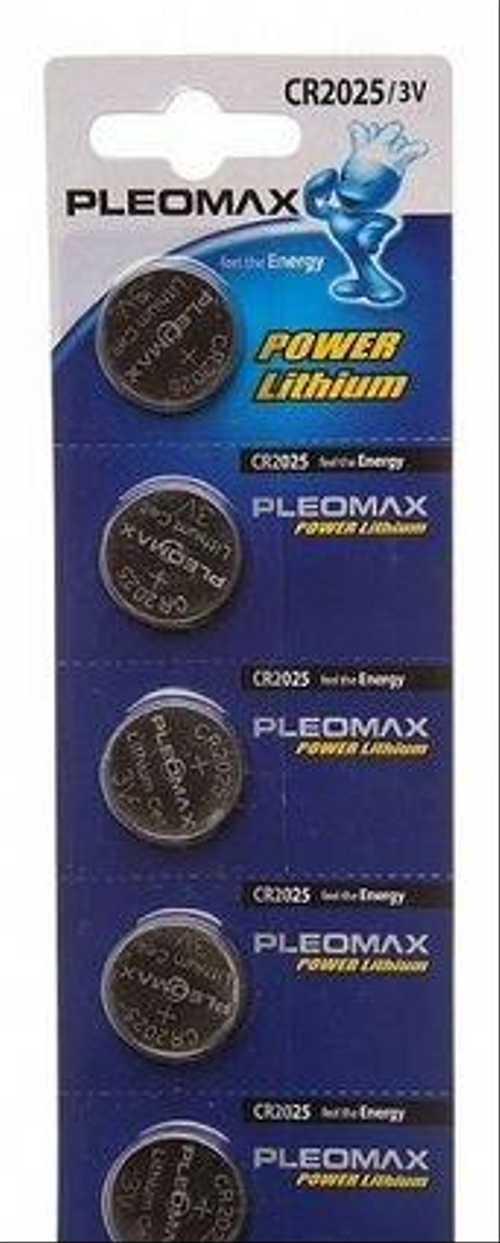 Батарейка CR2025 Pleomax BL5 Lithium 3V оптом