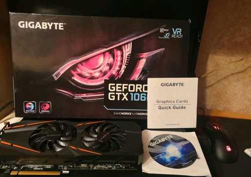 Видеокарта GTX 1060 6Gb Gygabyte Windforce 2X