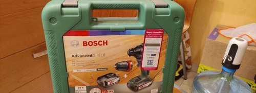 Шруповерт bosch advanced drill 18 + 2 акк + зу / з