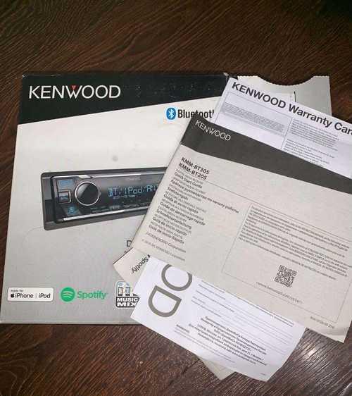 Магнитола kenwood KMM-BT305