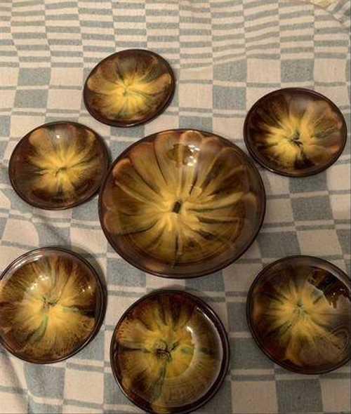 Набор керамических тарелок зик СССР