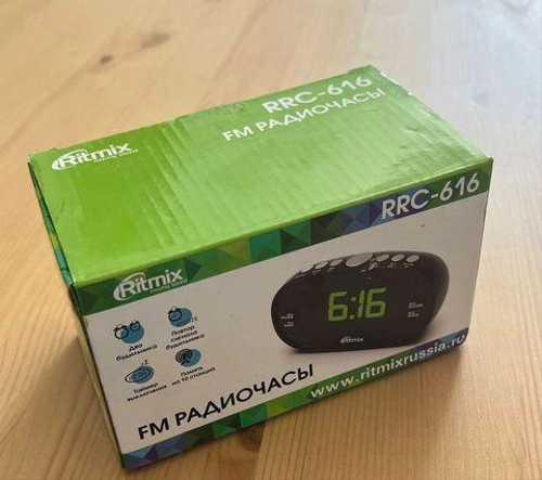 Радио-часы Ritmix RRC-616 black