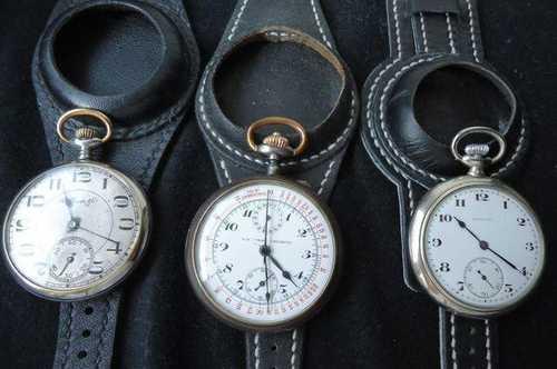 Часы карманные старинныеМозер Буре хронограф