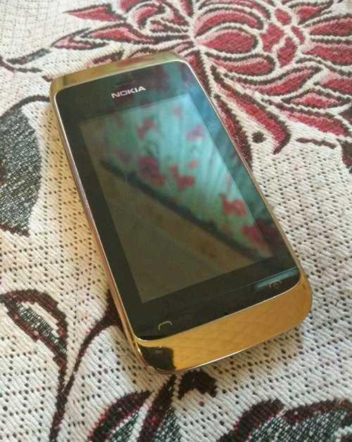 Nokia Asha 308 Нокия аша золотой