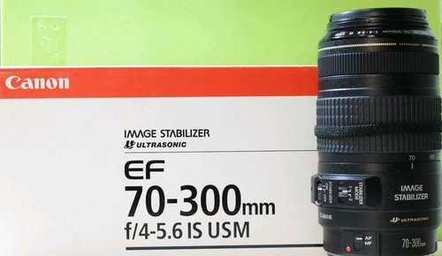Объектив Canon ef 70-300mm f/4-5.6 IS USM