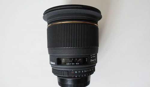 Sigma 20mm f/1.8 EX DG Nikon F