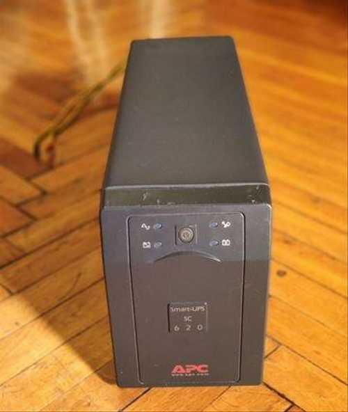 Ибп APC Smart-UPS SC620 без акб с разъемом доп акб