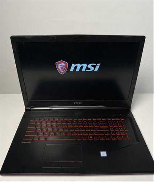 Ноутбук MSI GL73 8RD-247XRU,17.3, I7 8750H,1050 TI