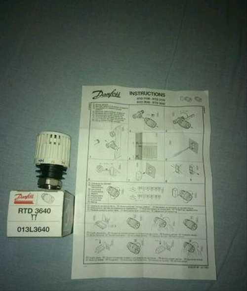 Терморегуляторы термоголовка данфосс RTD 3640. ест | Festima.Ru ...
