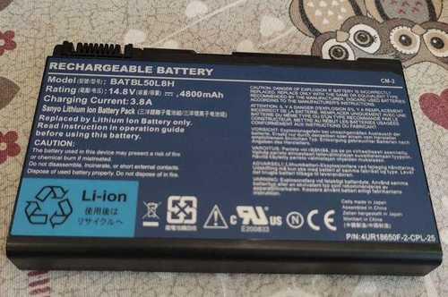 Аккумулятор для ноутбука acer batbl50L8H