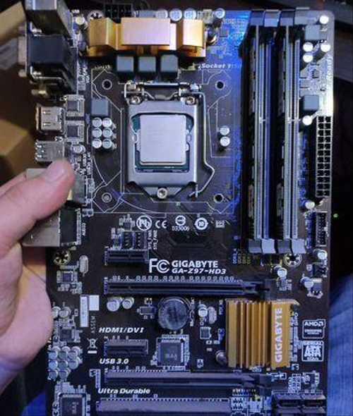 Gigabyte z97 +4690k+ 8gb ddr3