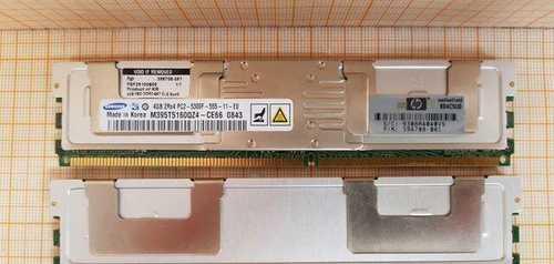 HP 4GB PC2 - 5300F DDR3 rdimm ECC REG 4GB Std