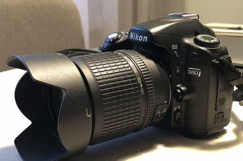 Кит Nikon D80 + 18-135 AF-S Nikkor