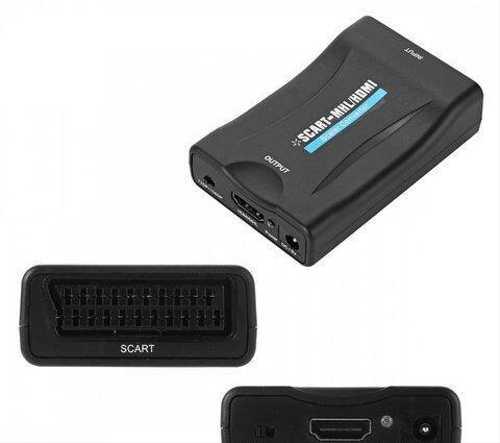 Конвертер scart - hdmi преобразователь