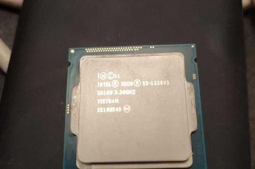 Процессор e3-1226v3 (аналог i5-4590) сокет 1150