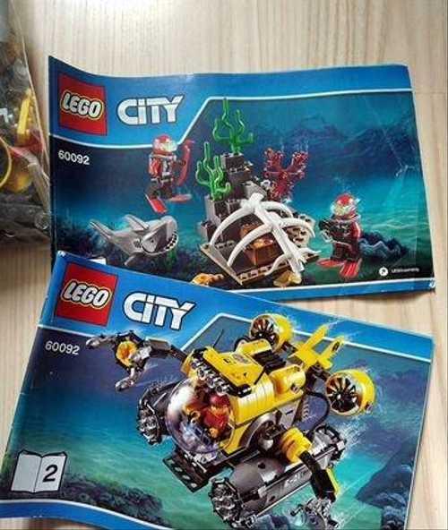 Конструктор Лего lego City 60092