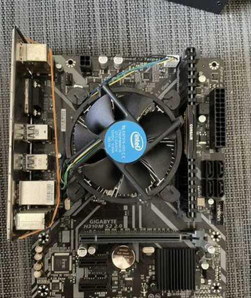 Gigabyte H310 Lga1151v2/Pentium Gold G5400/8Gb Озу