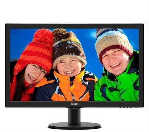 Монитор Philips 243V5qsba 23.6", черный