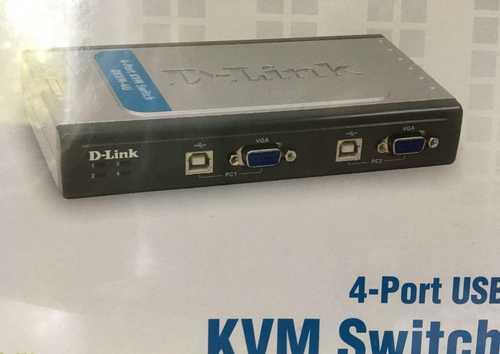 D-Link KVM Switch dkvm-4U (новый в коробке)