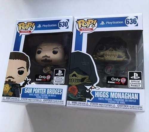 Funko pop death stranding Sam + Higgs