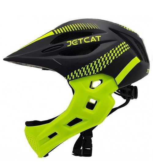 Шлем Jet Cat FullFace Start (Black/Green) S