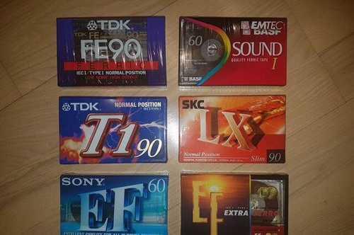 Аудиокассеты TDK, Sony, SKC, emtec (basf), ECP