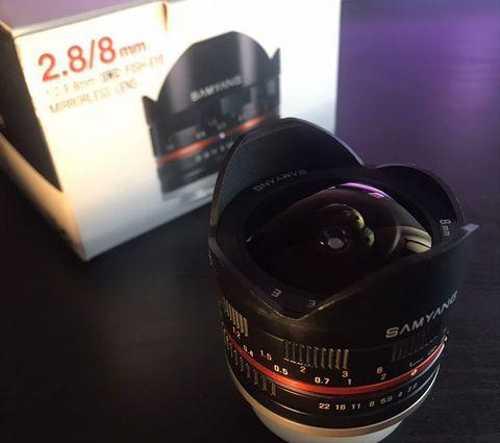 Samyang 8mm Sony e-mount (fish-eye, фишай)