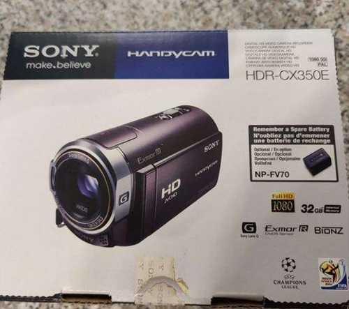 Видеокамера sony handycam HDR-CX350E