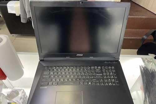 Игровой ноутбук Msi GTX1050Ti