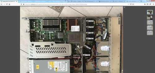 Сервер Intel Xeon E5345 2xHDD 750Gb
