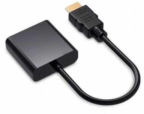 Переходник WX-HV001 hdmi VGA, черный