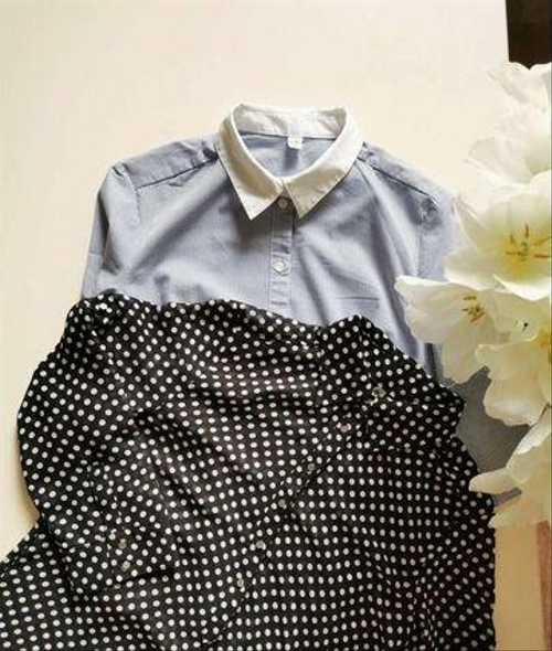 Блузка и рубашка-боди новая xs