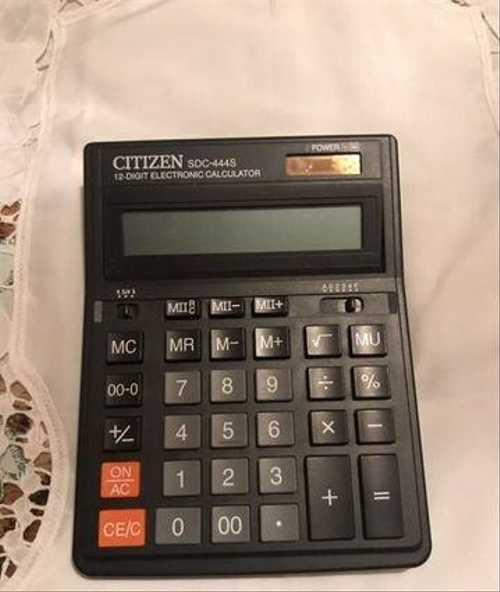 Калькулятор citizen sdc 444s
