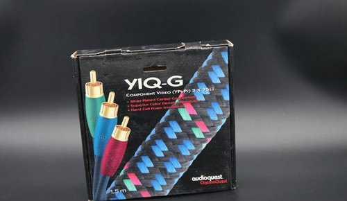 Кабель AudioQuest YIQ-G 3RCA-3RCA 1.5 метра