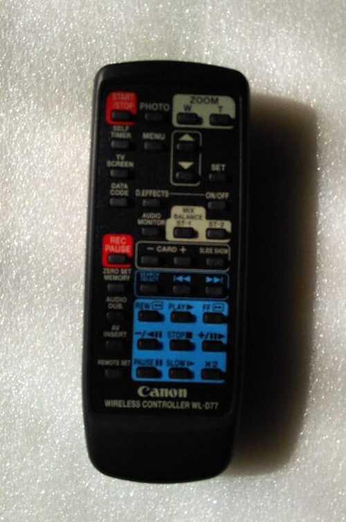 Пульт ду canon WL-D77 от видеокамеры