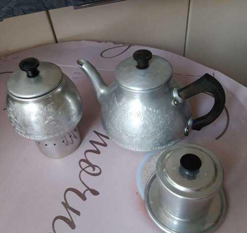 Кофеварка гейзерная,Заварочный чайник,СССР