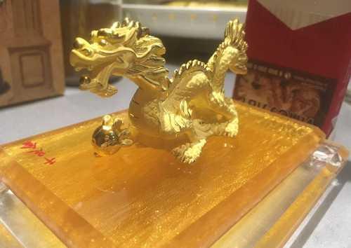 Дракон из дутого золота Китай