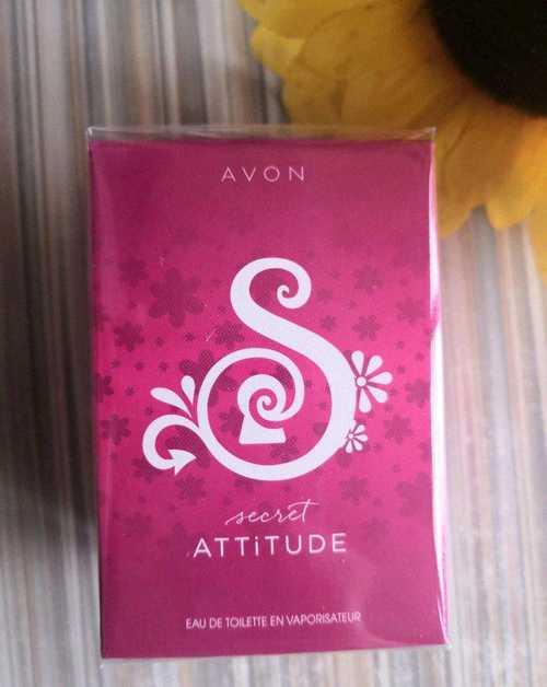 Туал вода avon secret attitude, 50 ML, новая