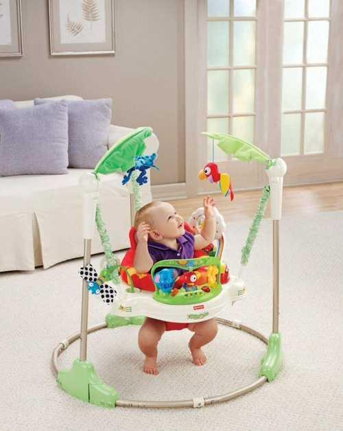 Прыгунки Fisher Price тропический лес Без залога