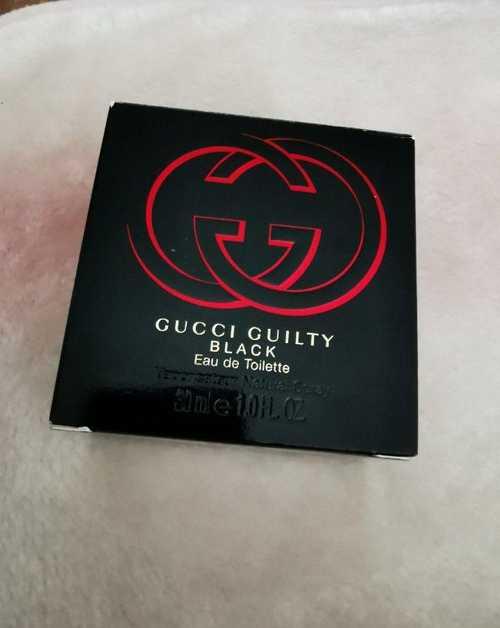 Туалетная вода Gucci Guilty Black 30 мл, оригинал